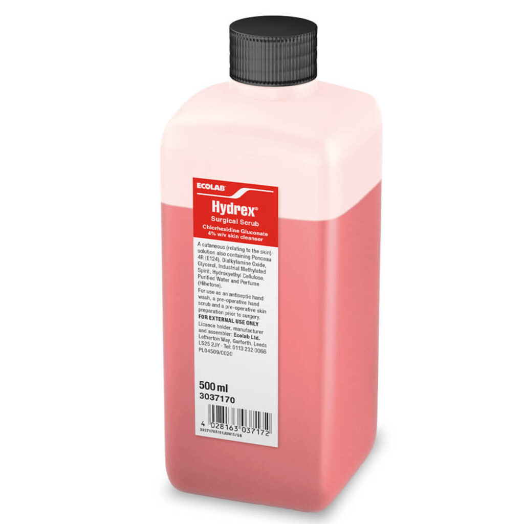 Hydrex Surgical Scrub 500ml | 4% Chlorhexidine Gluconate MedicalXpress